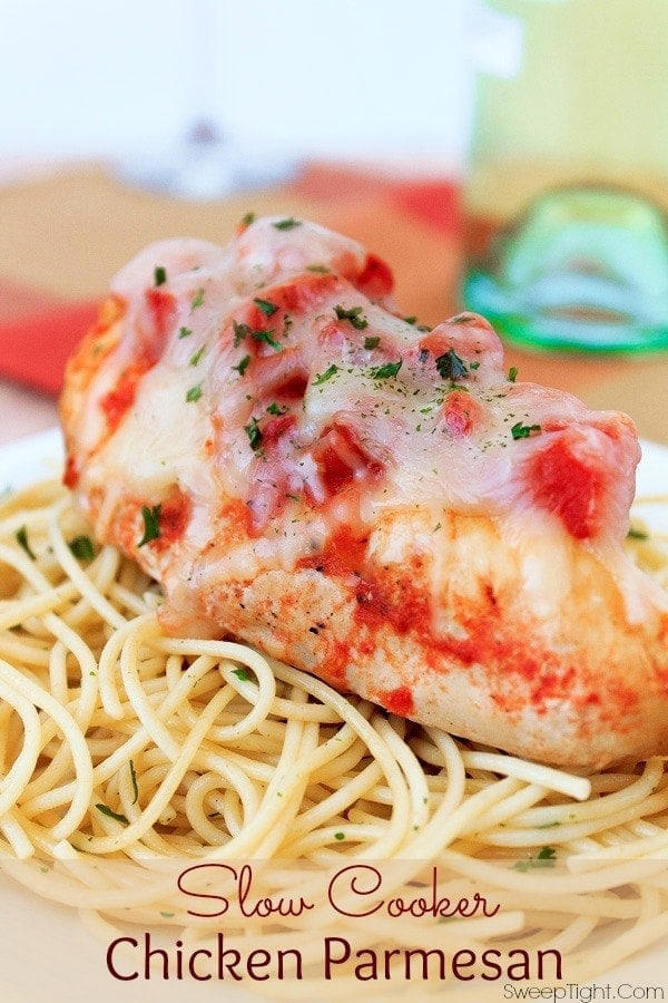 Easy slow cooker chicken Parmesan recipe