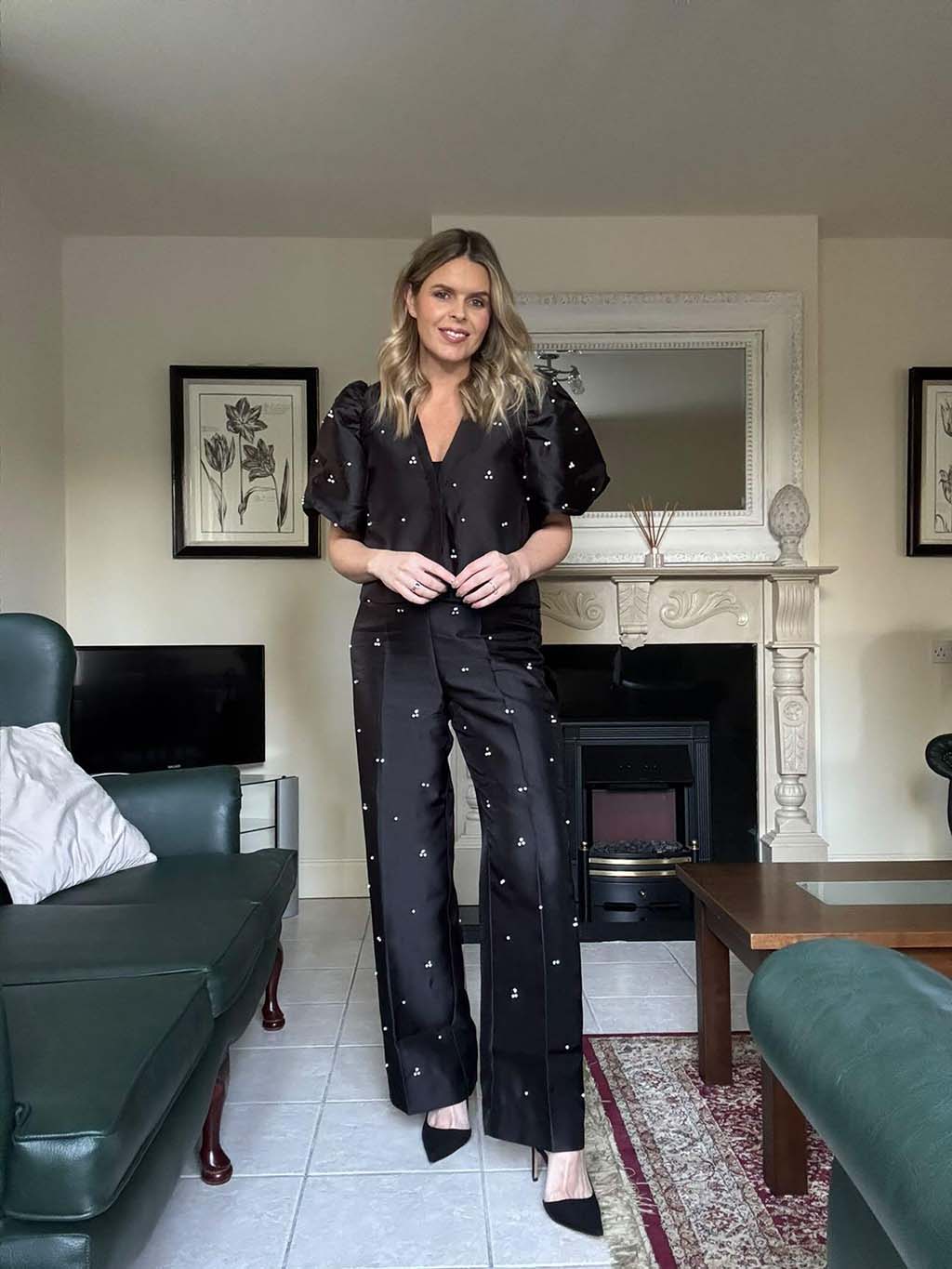 My wedding guest look: Ailbhe Garrihy's chic co-ord is perfect for new mums