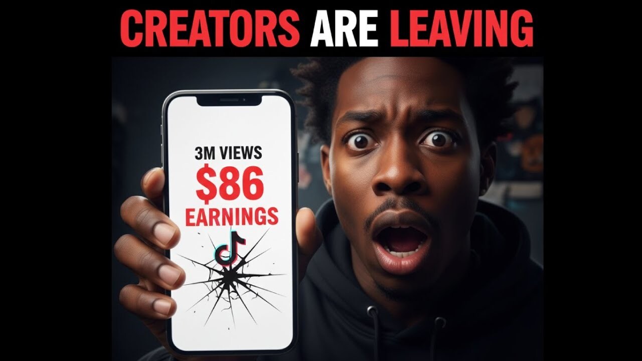 Creators leaving TikTok after massive pay drop
