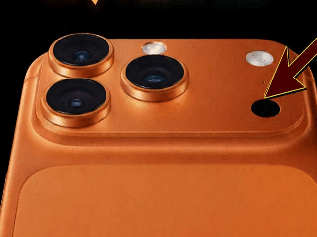 What is the 'black dot' next to the iPhone camera? Its features might ...