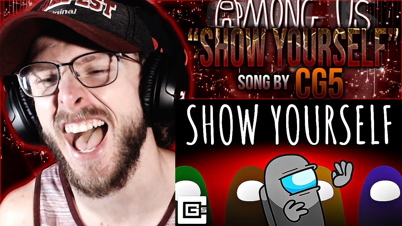 Vapor reacts #1163 | Among Us song animation "Show Yourself" by CG5 ...