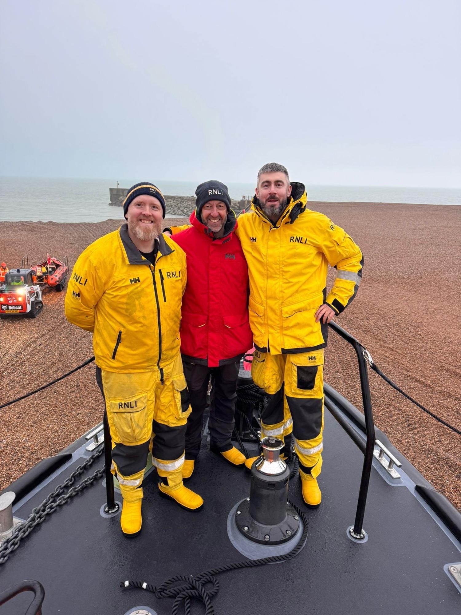 Wonderful Wednesday for Hastings RNLI lifeboat volunteers