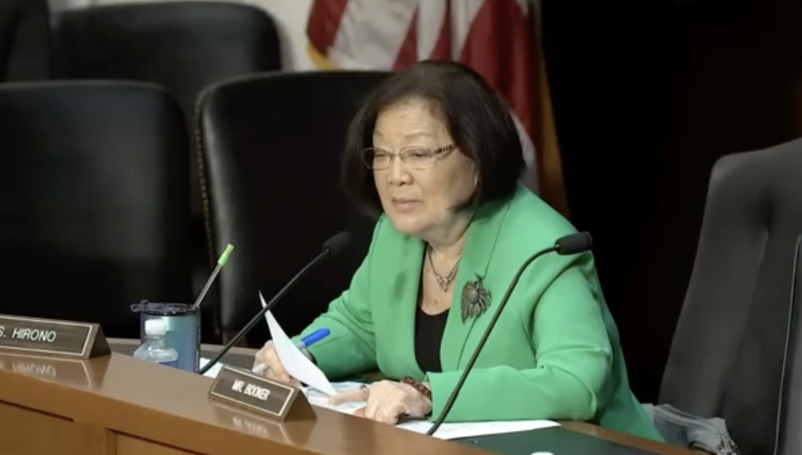 'Stop with your continuous interruptions': Mazie Hirono grills Pam ...