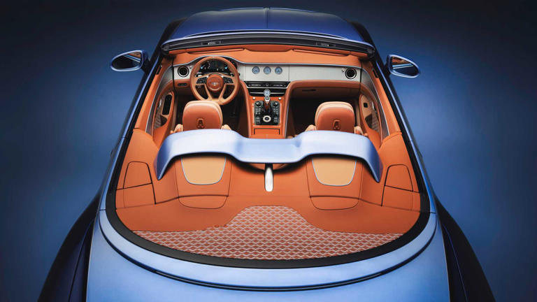Bentley shows off new features in special Batur convertible