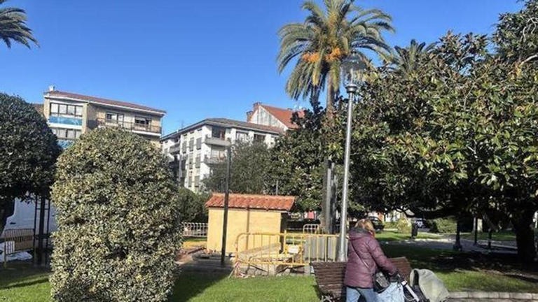 Las obras en el parque de la Ballina de la Villa toman forma: estas son ...