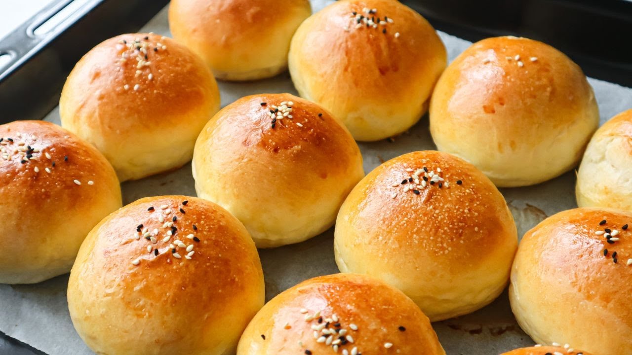 Easy homemade brioche burger buns soft rich and perfect