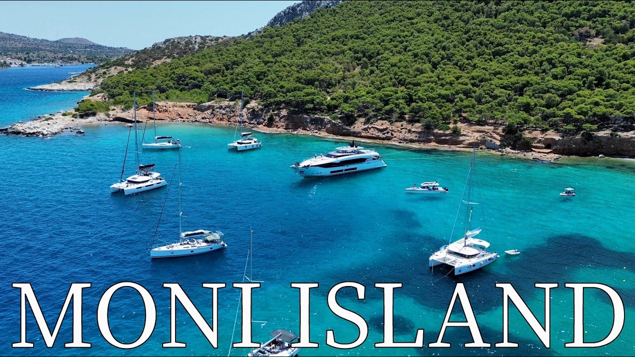 Discovering Moni Island, Aegina, Greece untouched paradise