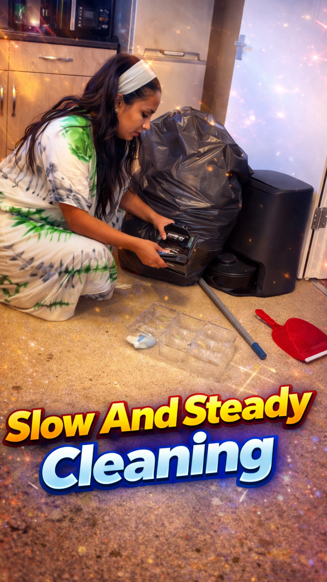 Slow and steady home cleaning motivation