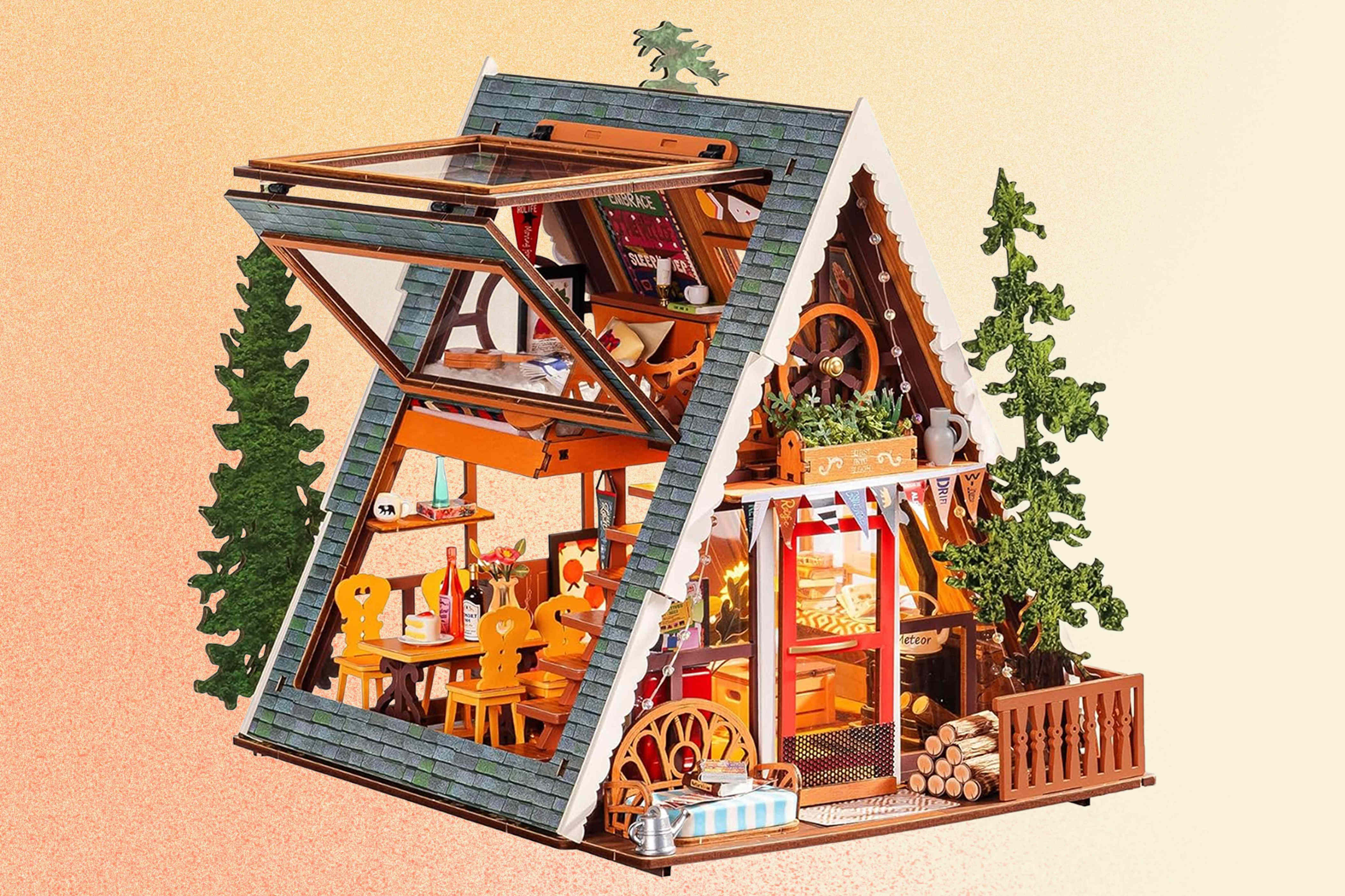 This Tiny House Puzzle Lets You Build Your Very Mini Own Cabin Hideaway ...