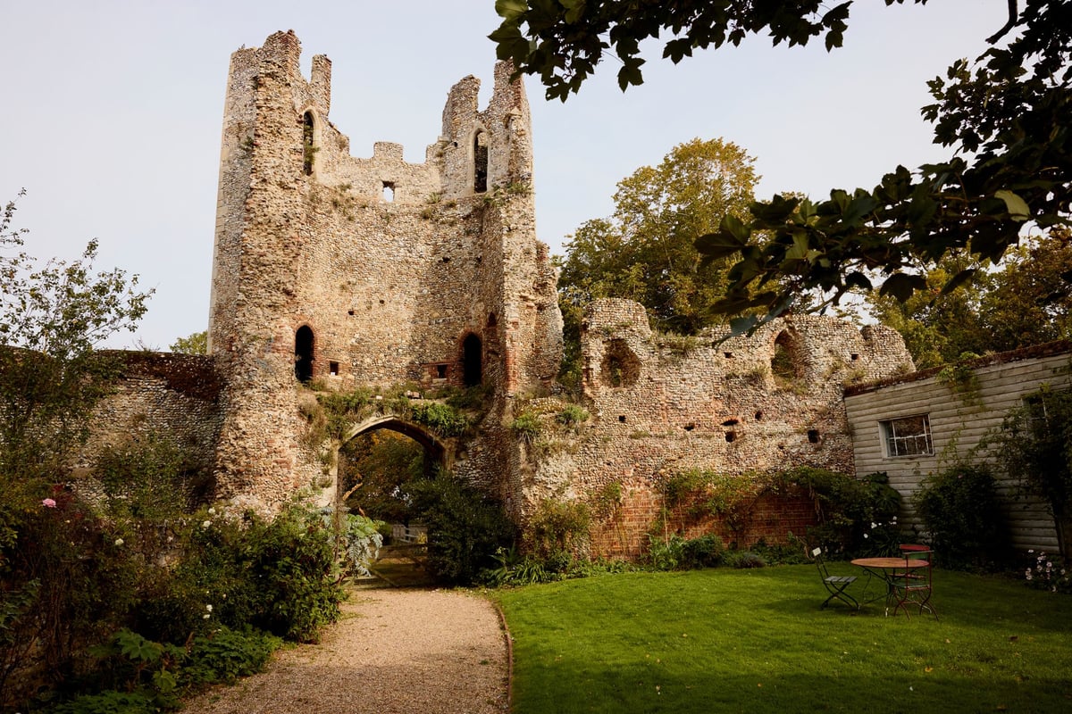 Suffolk house sold with a 14th century castle for sale for £1.4m