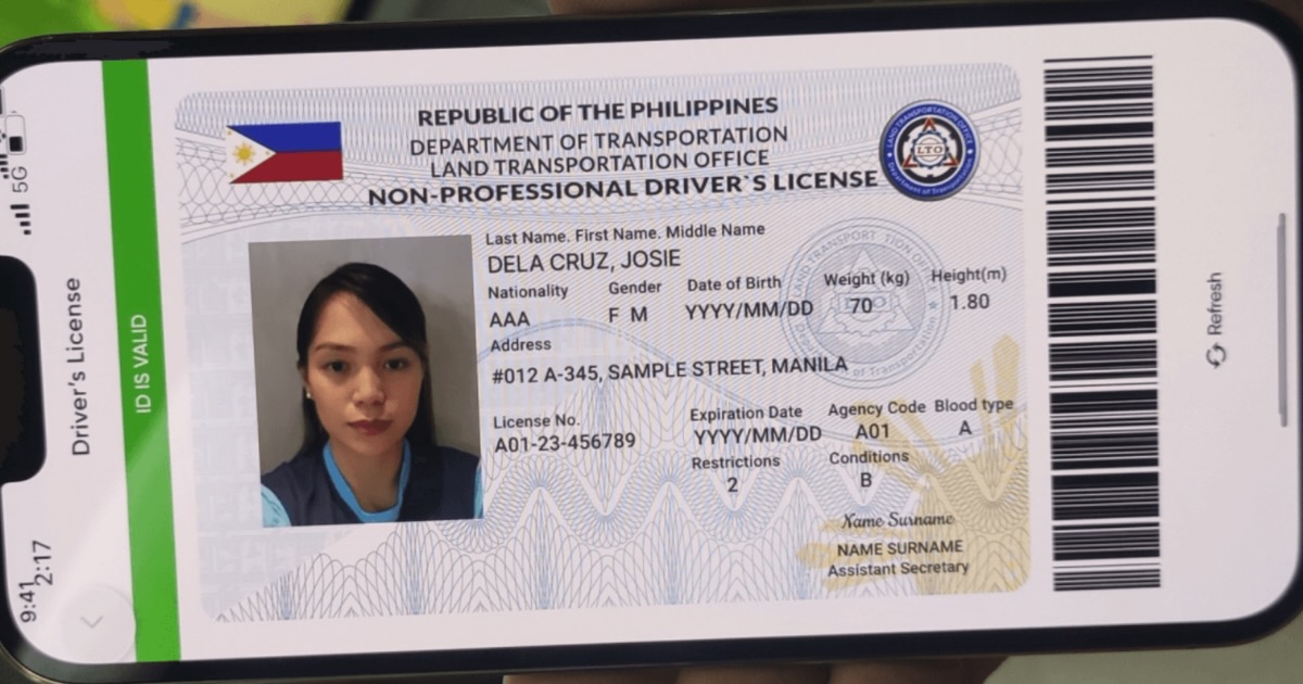 LTO: E-driver's license is valid stand-in for physical license in case ...