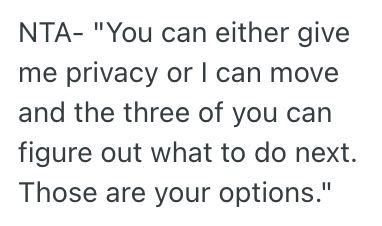 She works from home, but her family won’t respect her space. So she ...