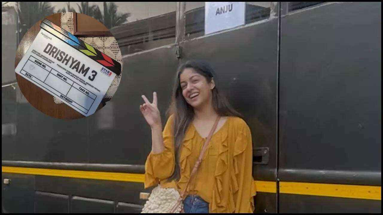 ‘Drishyam 3’ actress Ishita Dutta drops pics from Ajay Devgn starrer ...