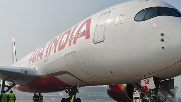 Investigation after Air India jet engine sucks in cargo container at ...