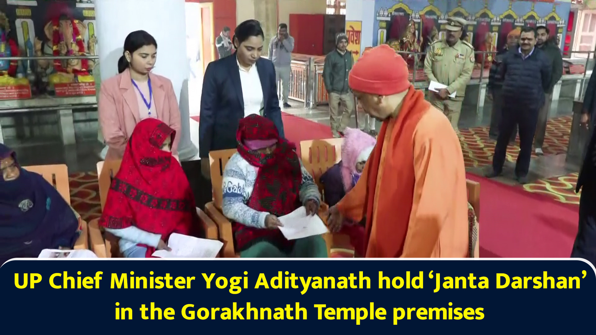 UP Chief Minister Yogi Adityanath hold ‘Janta Darshan’ in the ...