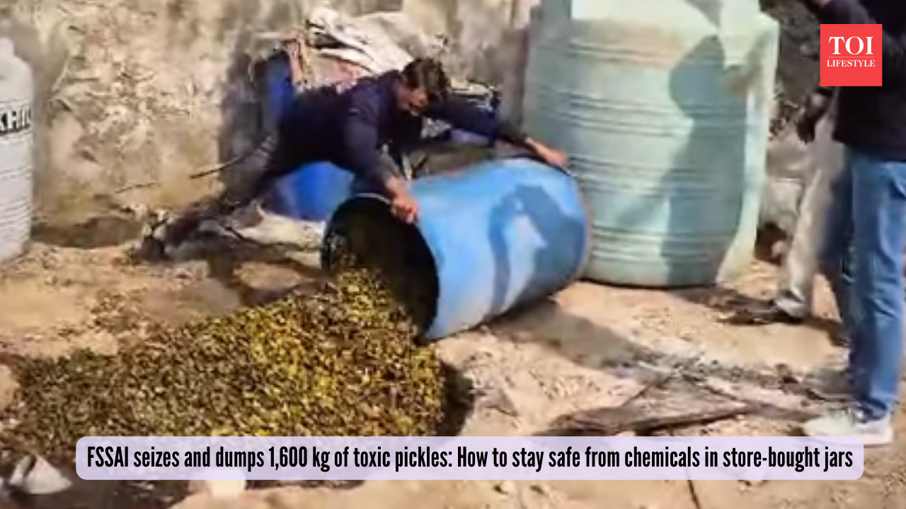 FSSAI seizes and dumps 1,600 kg of toxic pickles: How to stay safe from ...