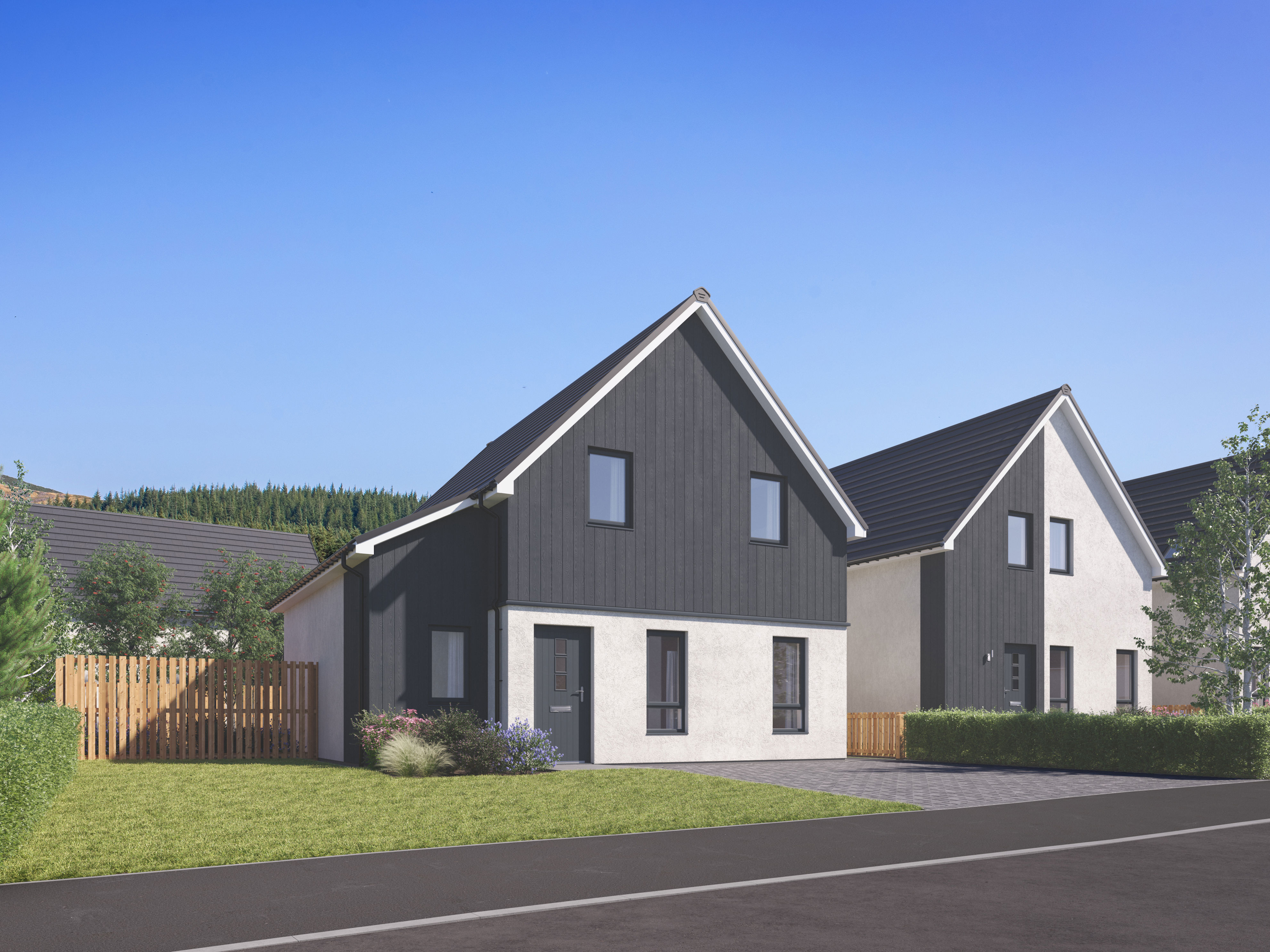 Elegant new-build homes in Aviemore, on the edge of the Cairngorms, 100 ...