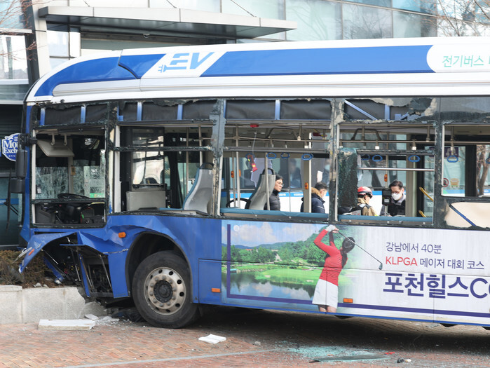 Site of bus accident