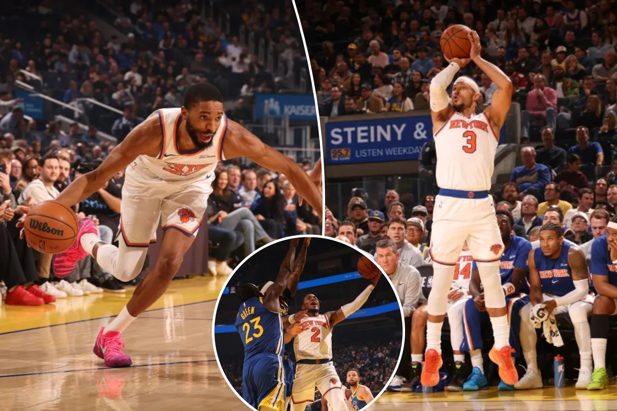 Reeling Knicks falter without Jalen Brunson in loss to Warriors to end ...