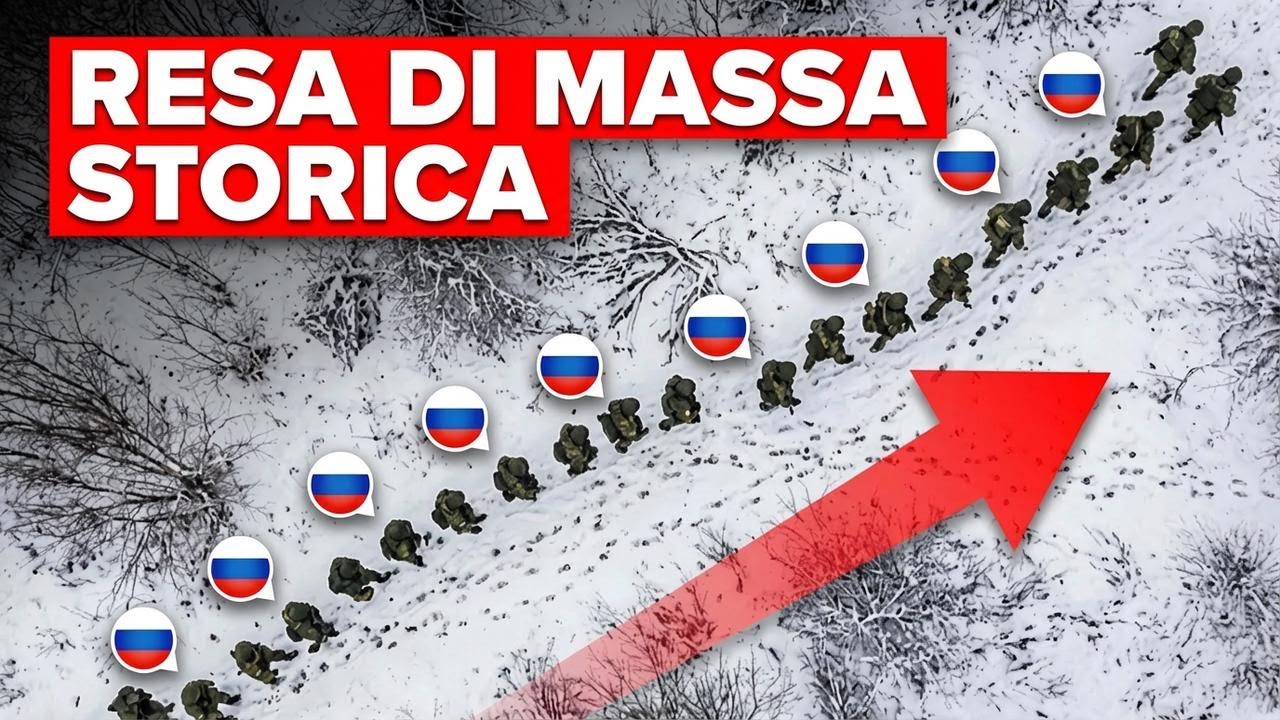 La più grande resa di truppe della storia moderna... la guerra di Putin ...