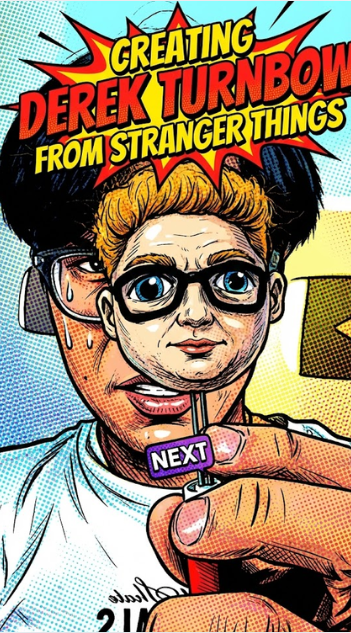 A viewer comment turned into art: Creating Derek Turnbow from Stranger ...