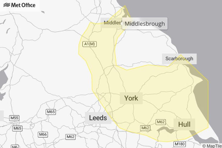 Alert issued by Met Office as forecasters warn of dense fog patches ...