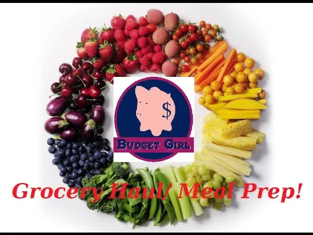$50 grocery haul, meal plan and food prep - $23,940