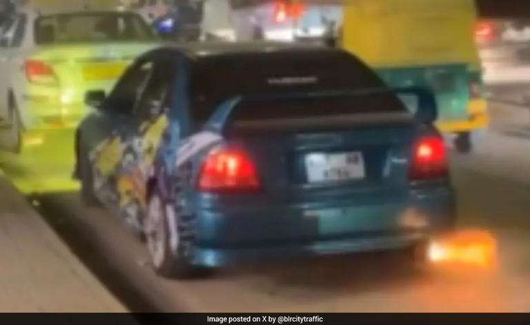 Kerala student modifies Honda City to shoot flames, fined Rs 1 lakh in ...