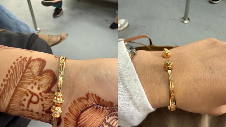 Heartwarming Bengaluru metro moment: Stranger gifts gold bangle to admirer