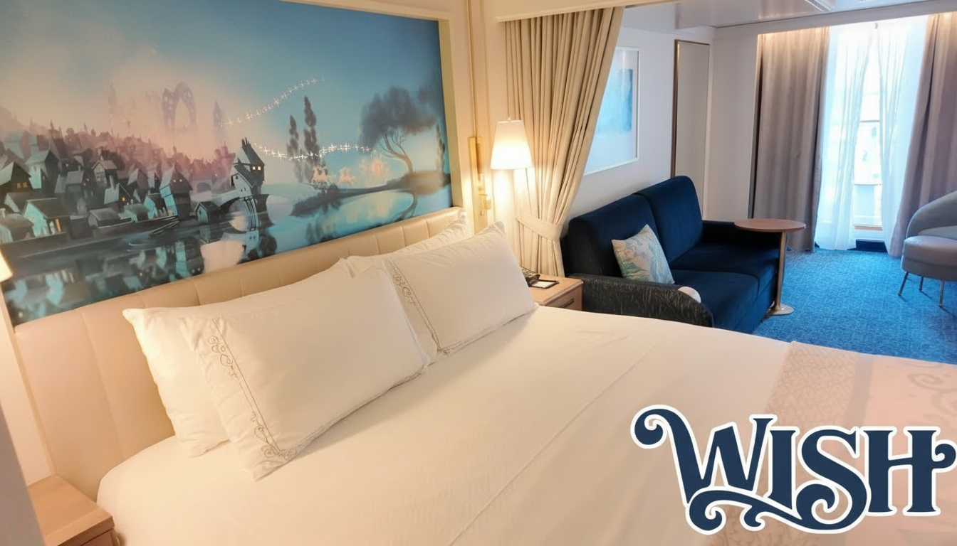 Deluxe family oceanview stateroom w/ verandah full room tour (category ...