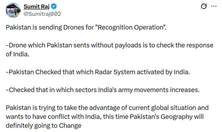Surveillance or to push arms? Why Pakistan is sending drones into India