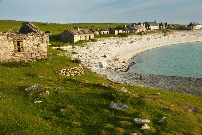Irish island completely abandoned with tropical beaches and abundant ...