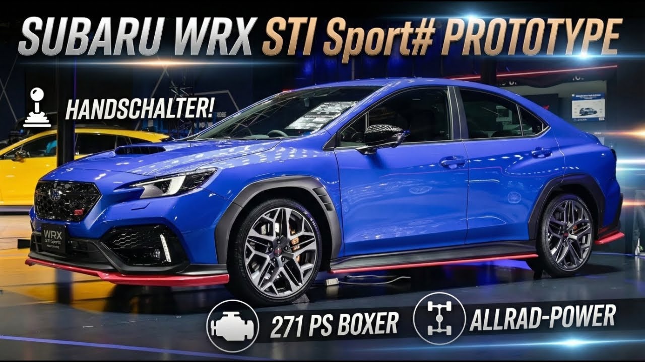 Subaru WRX STI Sport#: 2,4-Liter-Boxer, 271 PS & Allrad-Power