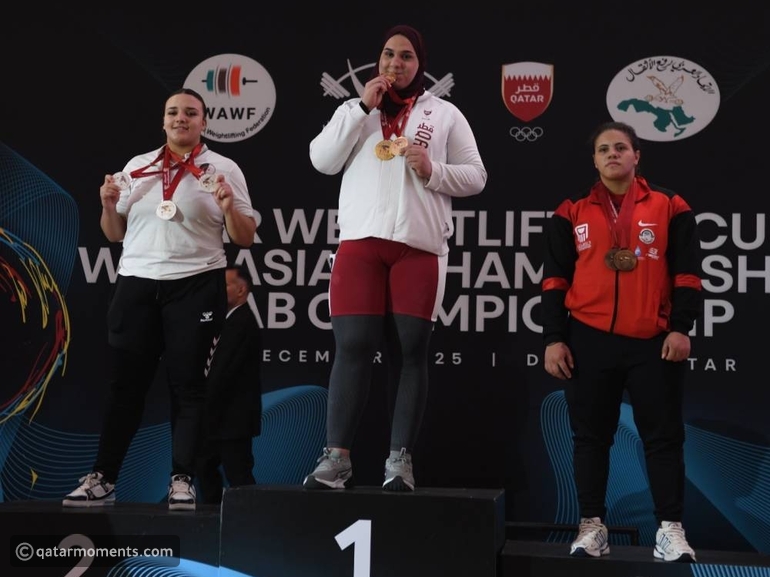 Qatar’s Ikhlef Ouissal wins nine gold medals at Doha Weightlifting ...