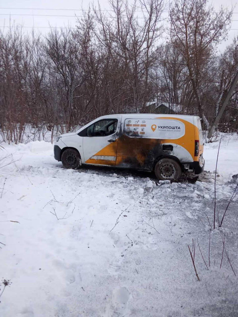 Russians attack postal vehicle in Sumy Oblast and post office in ...