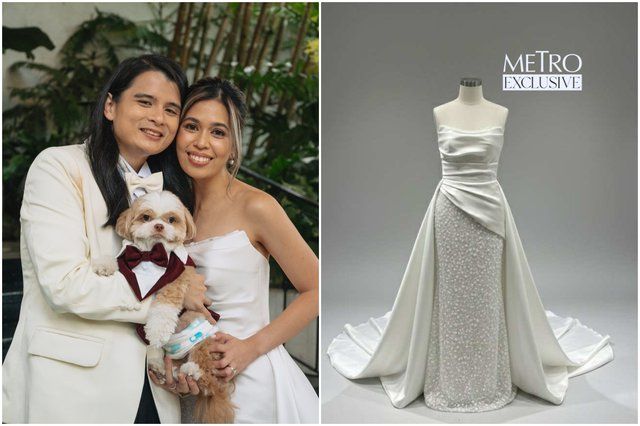 Paolo Benjamin Guico's wife, Rachel, was a modern bride in her elegant ...