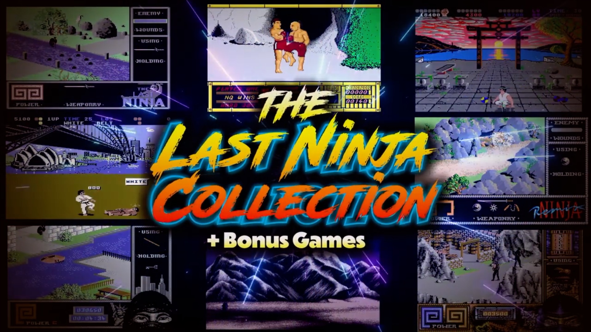 The Last Ninja collection + bonus games official launch trailer