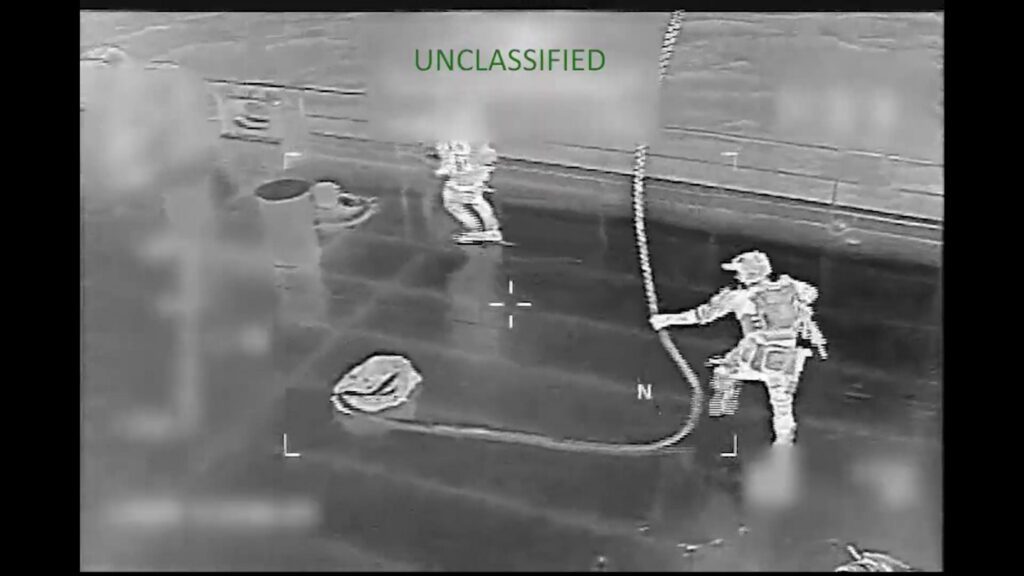 Dramatic scenes as US seize another oil tanker