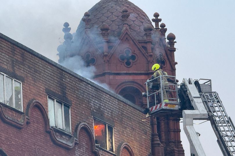 More than 50 firefighters tackle blaze in historic Birmingham Grade II ...