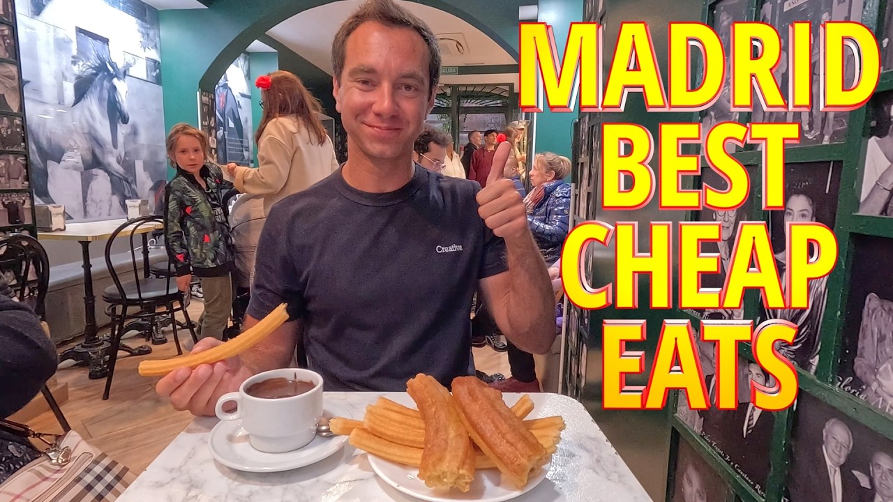 Madrid cheap eats food tour! Best budget friendly options in Madrid!