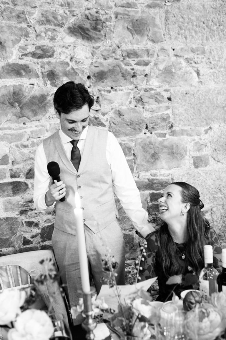 And the bride wore red: Valeria & Rory's sunset palette country house ...