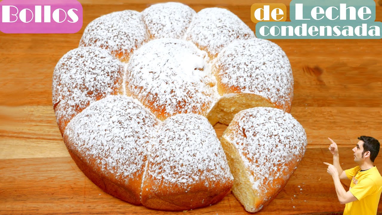 Bollos de leche condensada súper tiernos