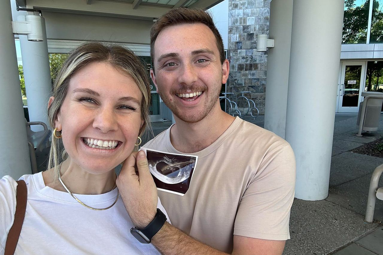 Dad-to-be thought he was filming an unboxing video. Then his wife ...