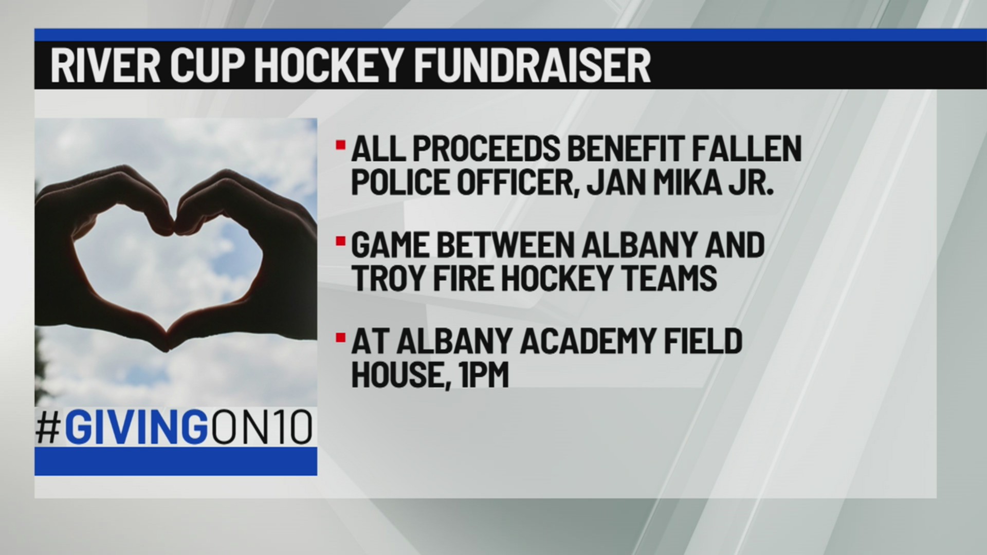Giving on 10: River Cup Hockey Fundraiser