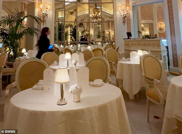 Putting off the Ritz! Afternoon tea diners are stunned to see MOUSE ...