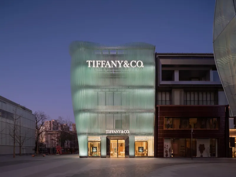 Tiffany & Co. unveils 'bone cuff'-inspired flagship in Beijing