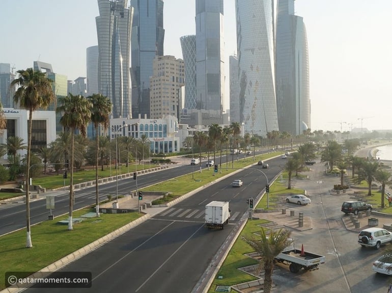 Temporary road closure announced on Doha Corniche for this weekend