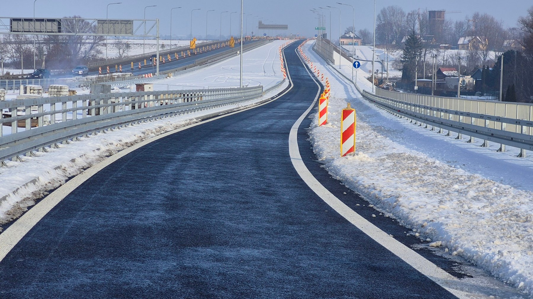 POK i S7 połączone nowym zjazdem. Poprawi się płynność ruchu na węźle ...