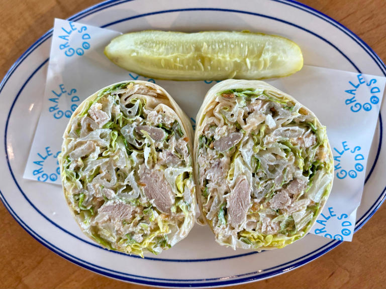 New Louisville cafe 'meticulously' creates giant chicken Caesar wrap