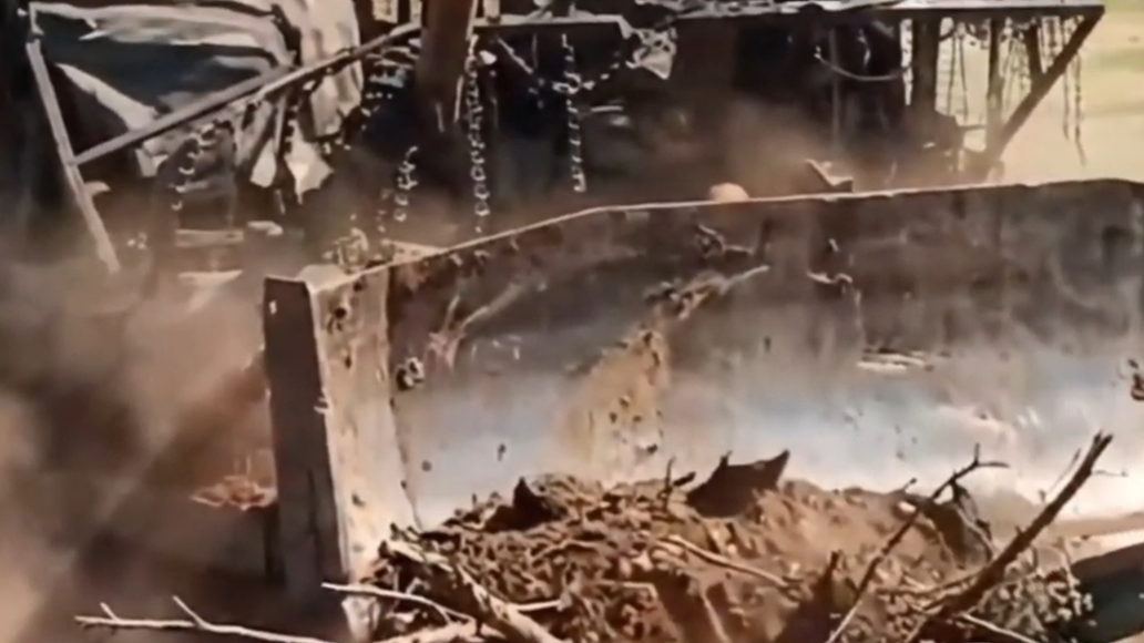 Watch Russia's Turtle Tank Gets Destroyed on the Ukraine War Front Lines